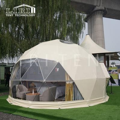 China China Manufacturer 6m Outdoor Waterproof Luxury Geodesic Dome Hotel Glamping Tent for Sale for sale