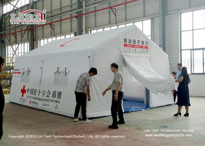 China Emergency Negative Pressure Medical Disaster Inflatable Isolation Tent 10 person China for sale
