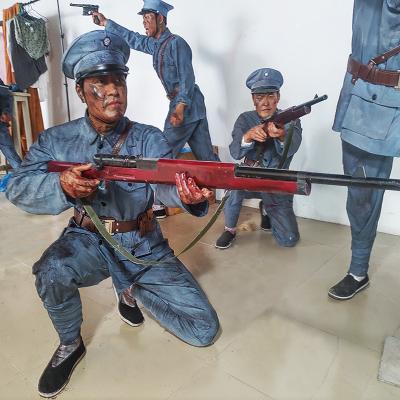 China A figura de cera realística Hyper do silicone do 1:1 do soldado personalizou com tempo 10 anos à venda