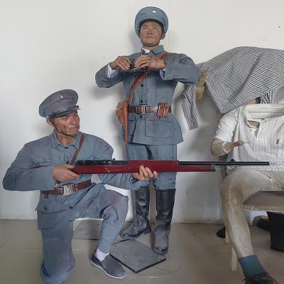 China A figura de cera realística Hyper do silicone do 1:1 do soldado personalizou com tempo 10 anos à venda