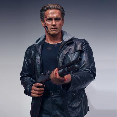 Cina Arnold Schwarzenegger Celebrity Wax Figures una fermata ha personalizzato in vendita