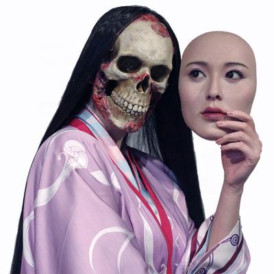 China Van de Wasbeeldhouwwerken van het verschrikkingsthema van de het Spookhars Menselijk de Wascijfer voor Met de hand gemaakt Park Te koop