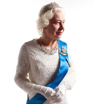 China De majesteit Koningin Elizabeth Wax Statue Figure Fiberglass simuleerde hoog Realistisch Te koop