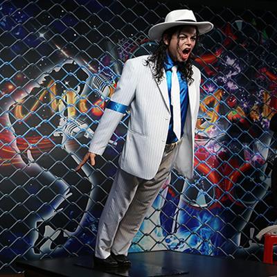 China Het Cijfer van siliconemichael jackson wax sculpture influential musician Te koop