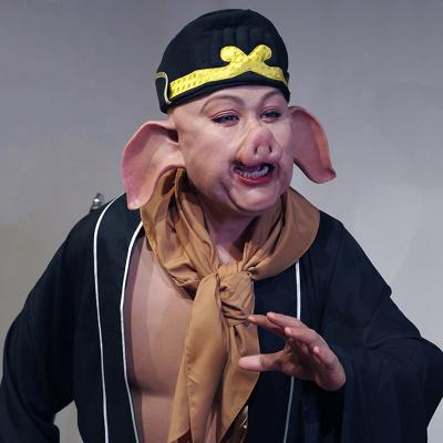 Cina Statua realistica 175cm della cera di Zhu Bajie Wax Sculptures Customized per le storie di piega in vendita