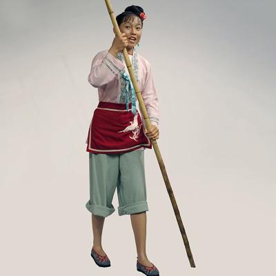中国 劉サンjieのためのハンドメイドのカスタマイズされた中国の従来のシリコーンの彫像の蝋人形 販売のため