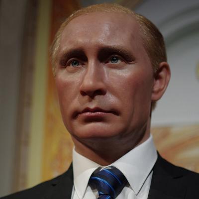 Cina Figure di cera della celebrità di condizione di Putin figura di cera realistica del silicone di posizione 66,9 pollici in vendita