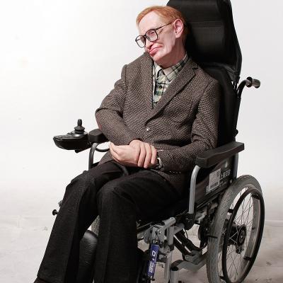 China Figuras de cera físico histórico da celebridade do ODM Stephen Hawking Figure 47 polegadas à venda