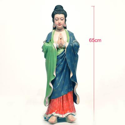 China Kleine Chinese Boedha MINI Guanyin Silicone Wax Figure Te koop