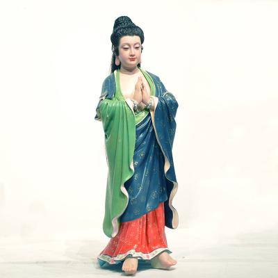 China Kleine Chinese Boedha MINI Guanyin Silicone Wax Figure Te koop
