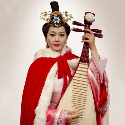 Cina Statua a grandezza naturale realistica della gomma di silicone del campo da giuoco dell'interno per Wangzhaojun in vendita