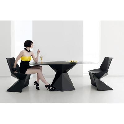 Cina Vetroresina moderna Diamond Shaped Chair Table 80*80*60cm per l'ufficio che pranza giardino ISO9001 in vendita