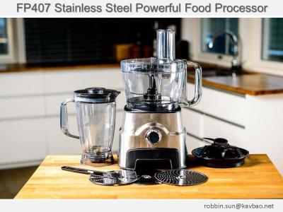 China CB GS CE ROHS Certified 3.5L Bowl 8 IN 1 Stainless Steel Food Processor for sale