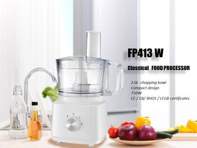 China 750W 2.0L FP413 compact food processor for sale