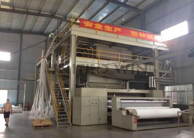 Cina fascio del doppio del rendimento del macchinario non tessuto del tessuto di 1600mm SSS ss pp Spunbond alto in vendita
