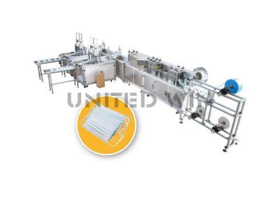 Cina maschera N95 della piega 3m di 80pcs Min Surgical 3 che rende a macchina il ciclo ultrasonico dell'orecchio esterno in vendita