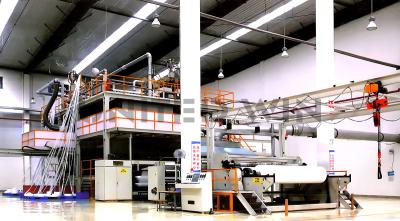 Cina rotolo non tessuto 15-150gsm che rende a macchina SMS pp Spunbond linea composita non tessuta in vendita