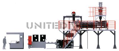 China 80kg/hr van de de Stoffenmachine van pp Meltblown niet Geweven Niet-geweven de Doekproductielijn Te koop