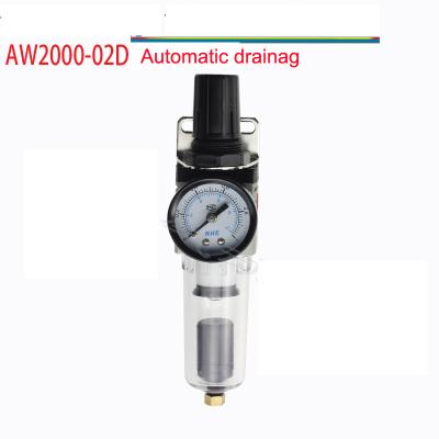 China 1/4 thread SMC type air filter pressure regulating valve pressure reducing valve for sale