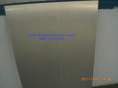 Cina Piatto ricoprente prima della lega del magnesio di AZ31B-O ASTM B90/B90M-07 in vendita