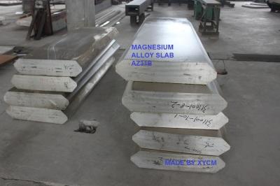 China Semi-continuous Cast AZ31B-O AZ31B-H24 Cut-to-size magnesium alloy slab ASTM standard heat treated flatness slab for sale