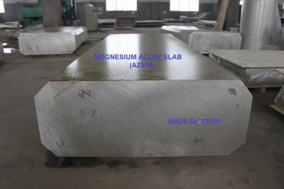 Cina Lastra del piatto del blocchetto della lega del magnesio della colata di CC con forma rettangolare pronta per il processo a laminazione a caldo in vendita