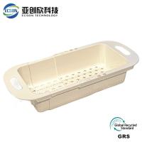 China White Plastic Injection Molding Assembly Drainage Basket 100K-1000K Shots Custom for sale