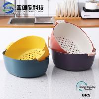 China White Plastic Injection Molding Assembly Drainage Basket 100K-1000K Shots Custom for sale