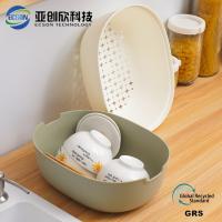 China White Plastic Injection Molding Assembly Drainage Basket 100K-1000K Shots Custom for sale