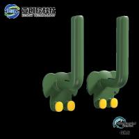 China L-shaped plastic adhesive hook for sale