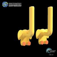 China L-shaped plastic adhesive hook for sale