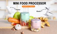 China Mini Electric USB Food Chopper 300ml Vegetable Processor Kitchen Gadget for sale