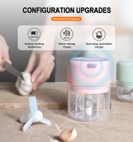 China Mini Electric USB Food Chopper 300ml Vegetable Processor Kitchen Gadget for sale