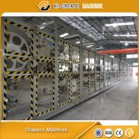 China Servo Motor PLC Control Diaper Making Machine 400 Pcs/Min for sale