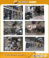 China High Speed Baby Diaper Making Machine PLC Control for sale