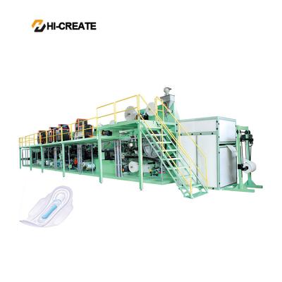 China 800pcs/Min Sanitary Napkins Production Plant à venda