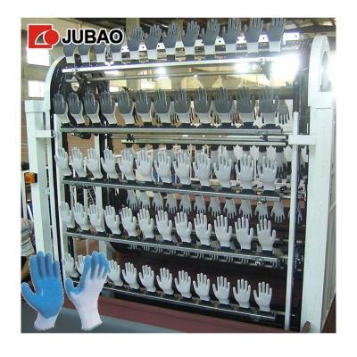 Cina Guanto del nitrile del lattice che immerge linea schiuma della grinza e guanto ricoprente sabbioso del lavoro in vendita