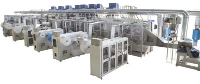 Cina Tovagliolo sanitario ad alta velocità che rende a macchina servocomando pieno in vendita