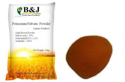 China Potassium Fulvate Powder Organic Fertilizer for sale