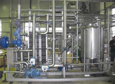 China Persoonlijke plaat sterilisatie UHT en pasteurisatie drankmachine 100L/H Capaciteit 2000L Te koop