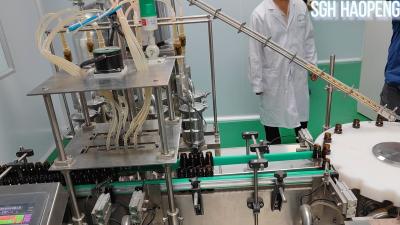China Fully Automatic Bottle Filling and Capping Machine for Milk Fruit Juice for sale