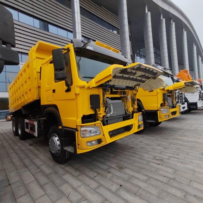 Euro2 Diesel 371HP-375HP Dump Tipping Lorry 12wheel 60ton Manual Tipper