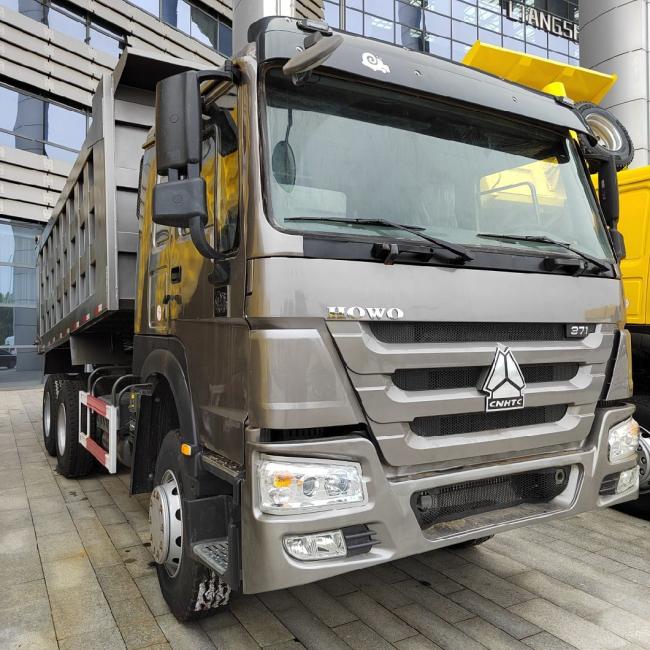 Euro2 Diesel 371HP-375HP Dump Tipping Lorry 12wheel 60ton Manual Tipper