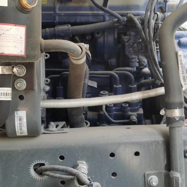 Hydraulic Power Steering Cement Mixer Truckhowarth Steyr Engine 350