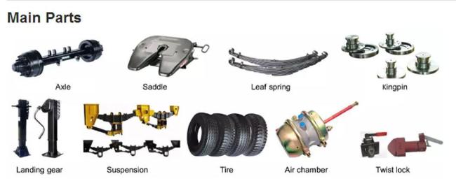 Customized Fuhua Axle Grain Transport Trailer