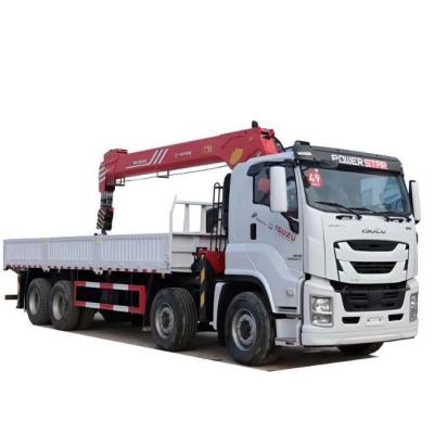 China 8X4 16t Hydraulische rechthoekige boomtruck gemonteerde kraan mobiele kraan truck Te koop