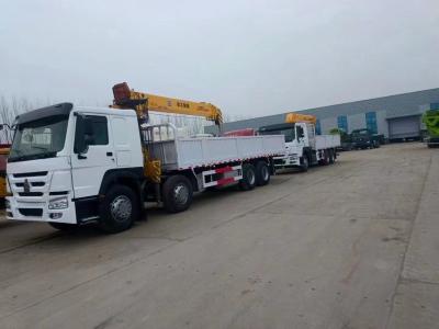 China 8X4 16t Hydraulische rechthoekige boomtruck gemonteerde kraan mobiele kraan truck Te koop