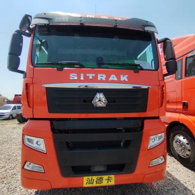 China Sinotruk Used Second Hand HOWO Transport Cargo Truck Heavy Duty CNG 6X4 Tractor Truck for sale