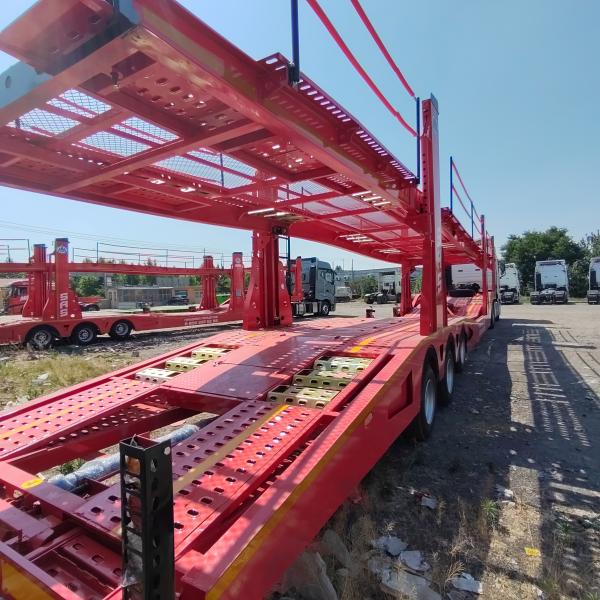Quality Air Suspension Fuhua Axle Grain Transport Trailer for Customized and Self for sale
