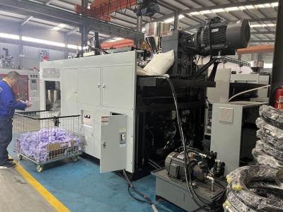 중국 첨단 패리슨 제어 시스템 MOOG 1 리터 플라스틱 컨테이너 불기 기계 단일 / 이중 곰팡이 구멍 판매용